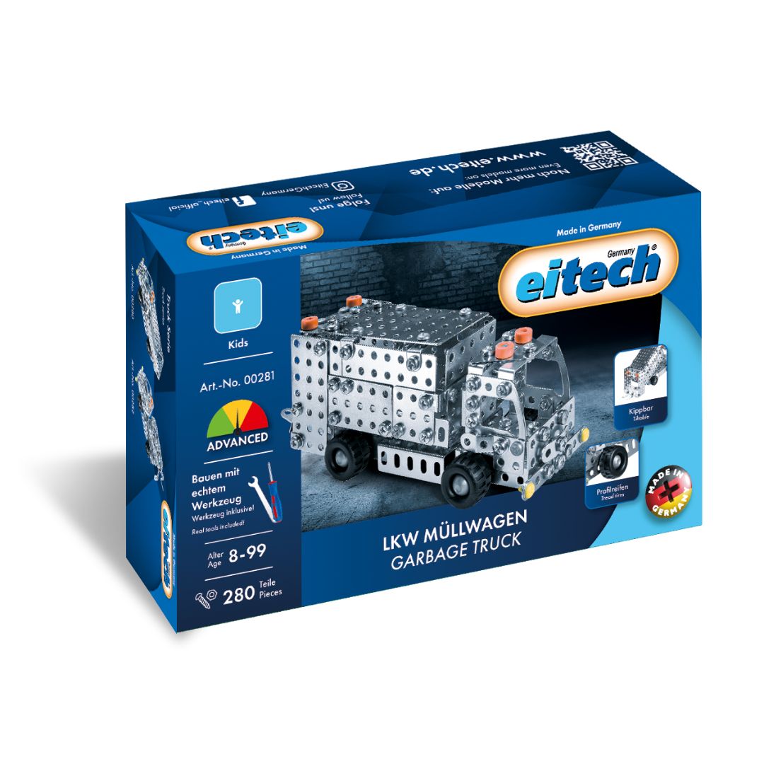 eitech truck garbage truck | eitech® metal construction sets